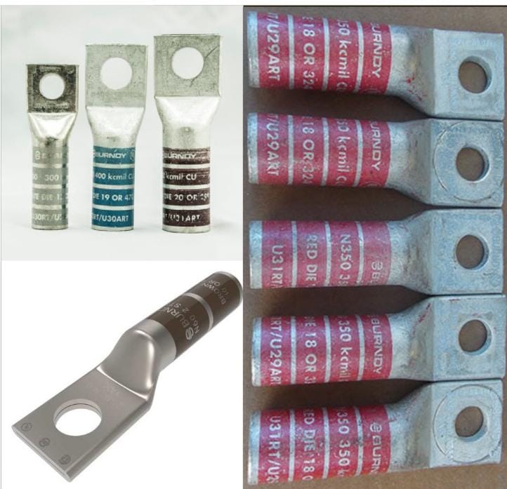 Copper Compression Lugs (Electrical Cable Lugs / Terminals) - Aloufy ...